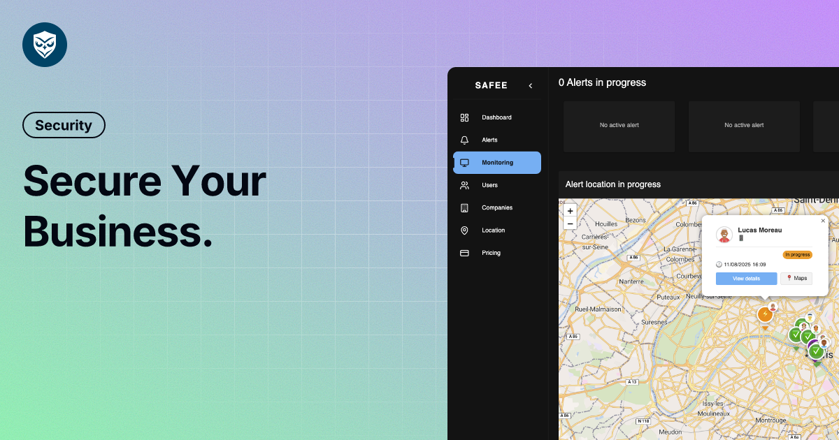 Safee - Application de Sécurité Personnelle avec Alerte SOS